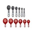 Farberware Measuring Cups and Spoons Set, 12 Piece, Red Gray - Walmart.com