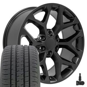 22 inch Black 5922 OE Wheels & Goodyear Tires Fits GM Trucks High Country Rims - Walmart.com