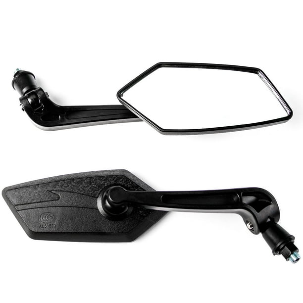 Krator Universal Motorcycle Cruiser Scooter Moped Atv Mirrors Black M8