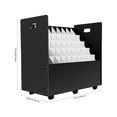 WenDissy 50-Compartment Blueprint Organizer, Mobile File Cart W/Handles ...