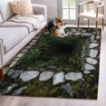 3D Optical Illusion Washable Rug 4x6 Area Rug for Living Room Bedroom ...