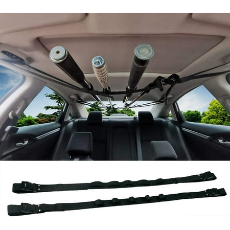 Car Fishing Rod Holder, Vehicle Fishing Rod Rack Car Mounted Storage ...