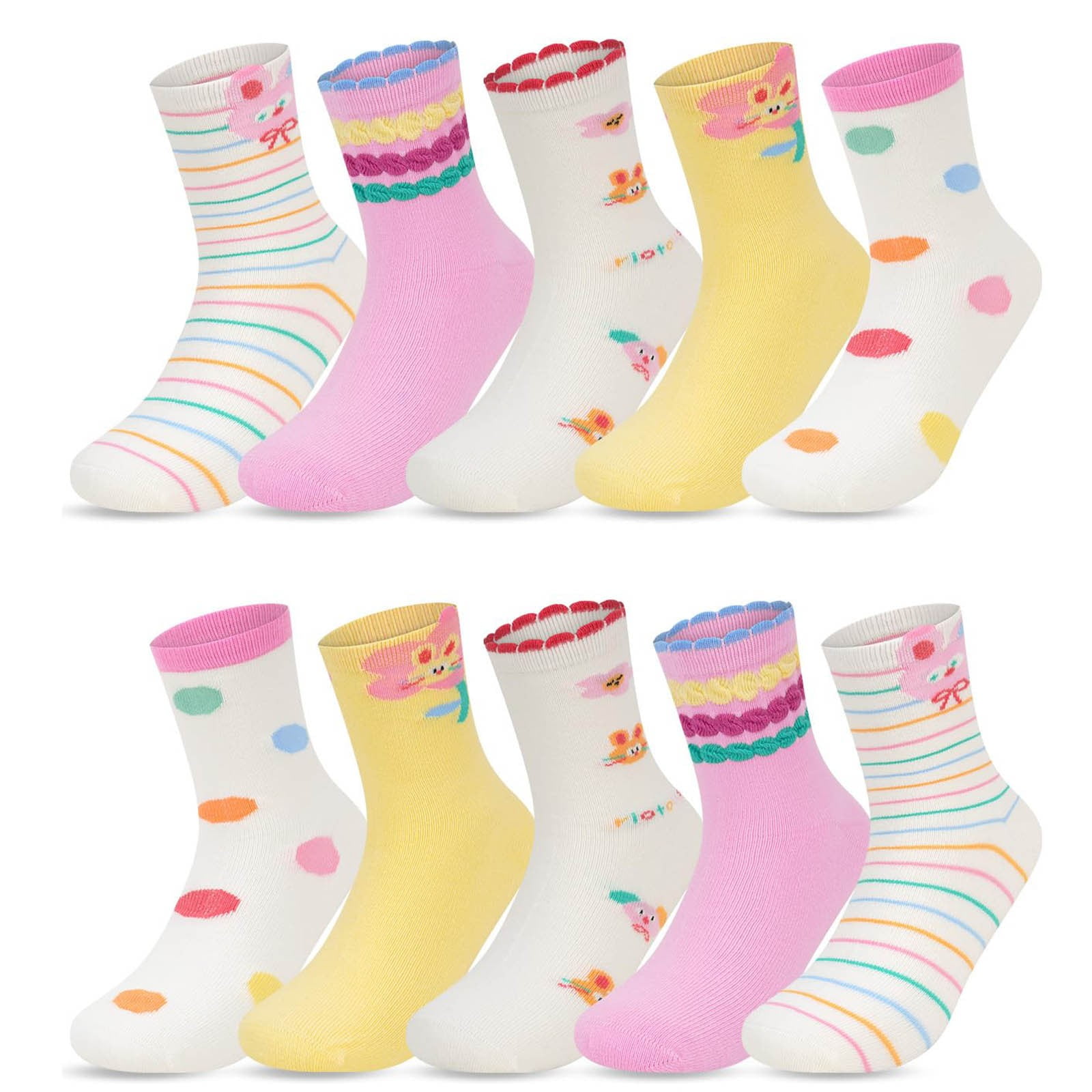 Click here for Fgnfyis Socks For Girls 5 Pairs Of Socks Childrens... prices