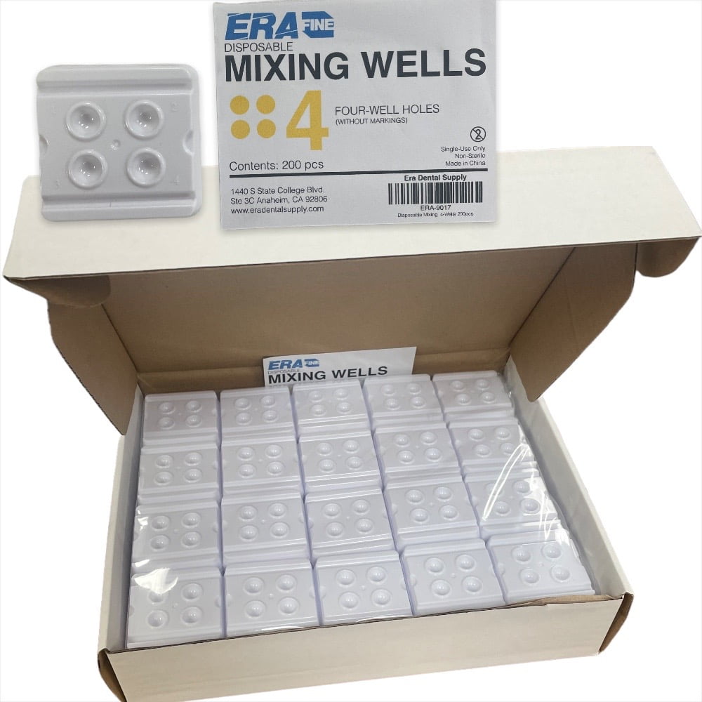 Disposable Mixing Wells 4 Holes with Number Markings 4-wells 200pcs/Bx ...