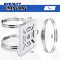 3 Pcs Universal Vertical Pole Mount for Security Camera Wall Mounting ...