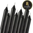 Tribello Black Candlesticks 6 Inches Unscented Candles 5 Hour Burn Time ...