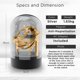 Aestoria Watch Winder for Automatic Watches Gyroscope Watch Stand, Gold ...