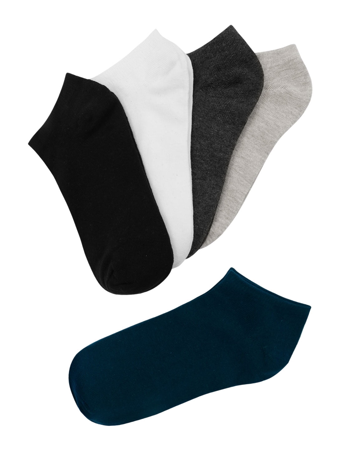 Coupe Bas hommes Longueur cheville élastique Chaussettes 5 paires 10-13 ...