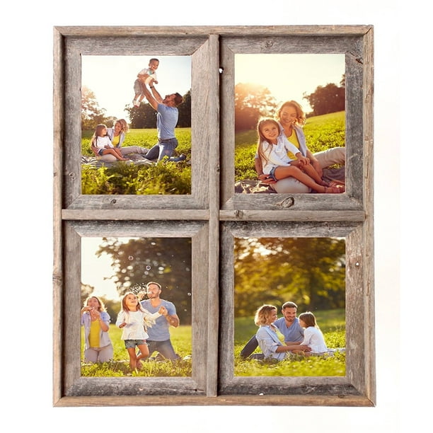barnwoodusa signature collage frame - 100% up-cycled genuine reclaimed ...