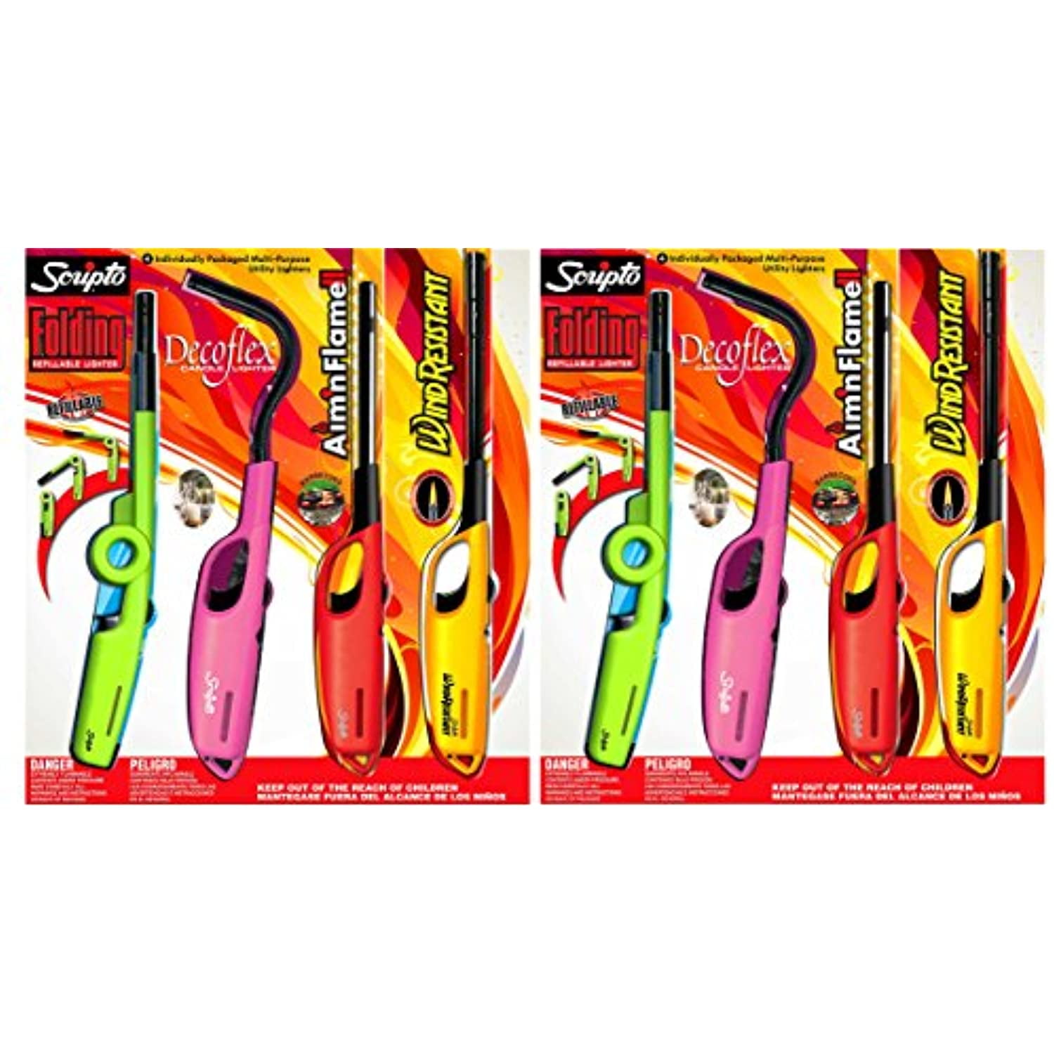 Scripto Multi-Purpose Utility Lighters Pack of 2 - Walmart.com