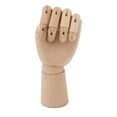 Flexible Wooden Hand Model Moveable Wooden Artists Manikin Hand Figure ...