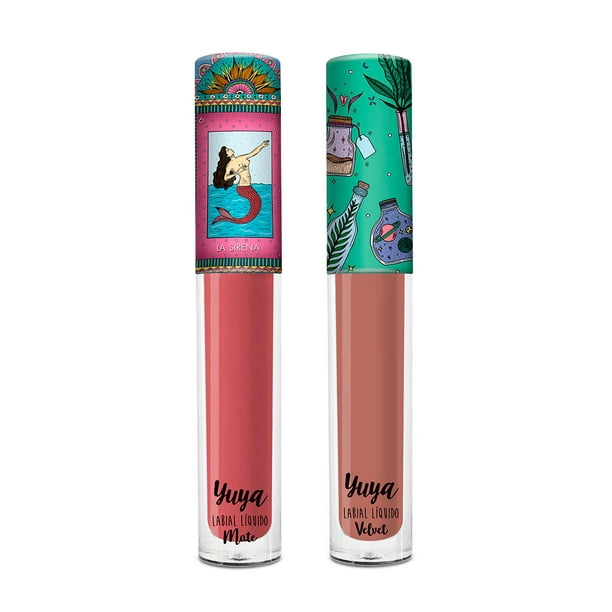Set de 2 labiales Yuya La sirena Te quiero | Bodega Aurrera en línea