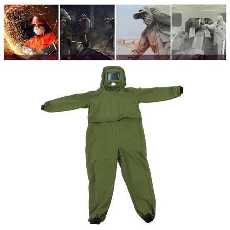 ESTINK Protective Canvas Suit,Work Protection Suit,Sand Blasting Suit ...