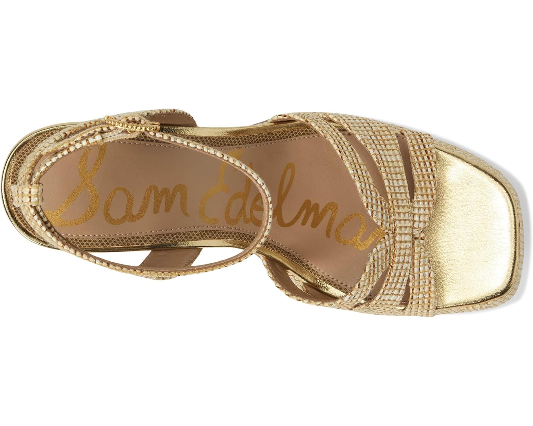 Sam Edelman Women's Reese Platform Heel Sandal Sand Dune Multi 7M