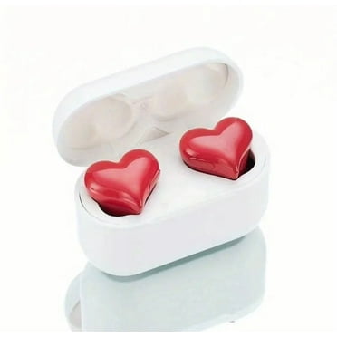 Love Headphones Heart-Shaped Bluetooth Headset Girl Heart in-Ear True ...