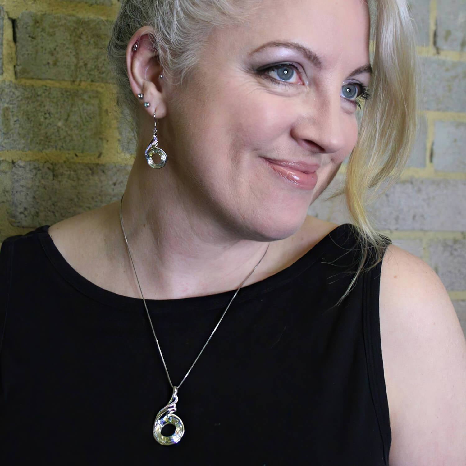 Aurora Borealis Phoenix Necklace 2024 www.alhudapk