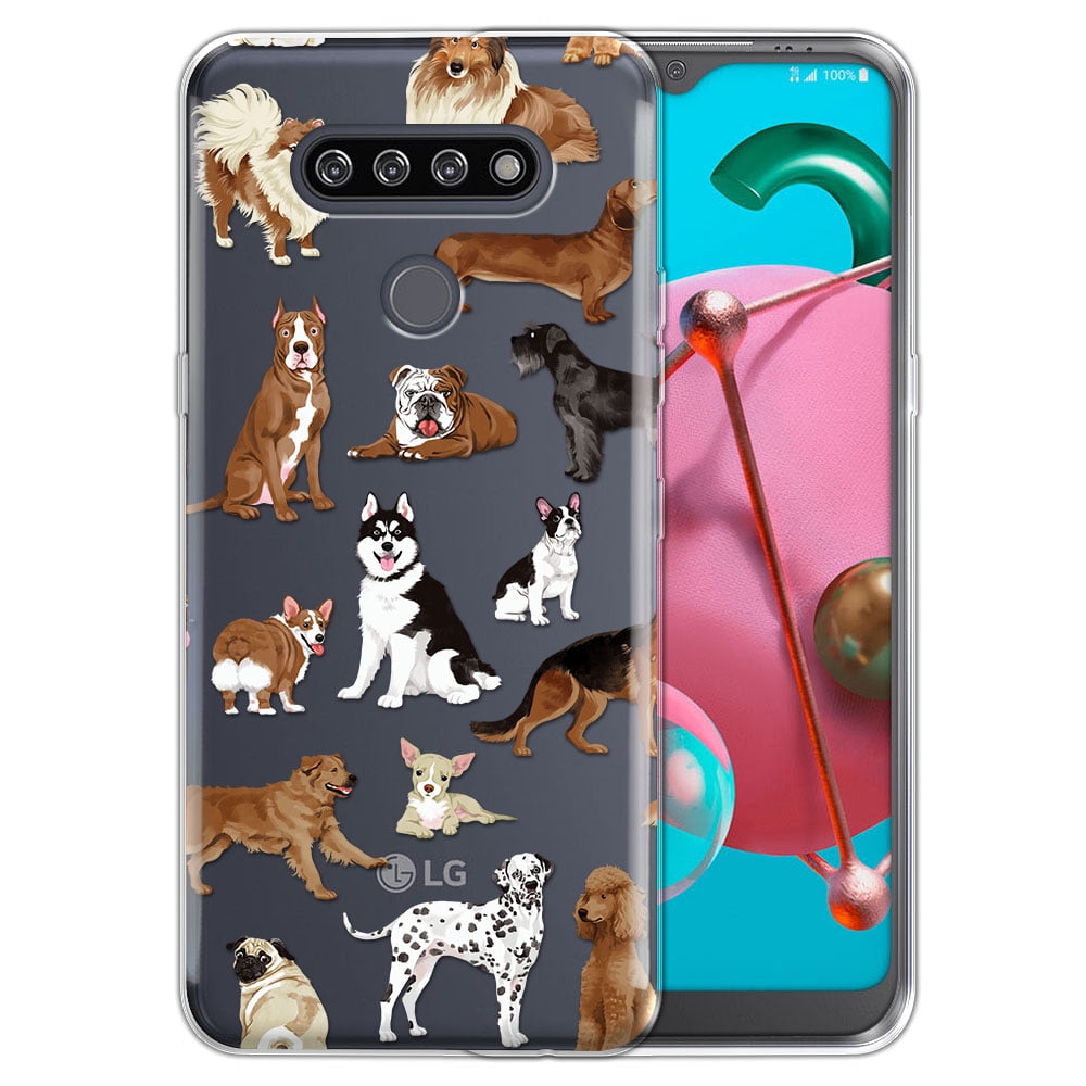 FINCIBO Soft TPU Clear Case Slim Protective Cover for LG K51 K500UM ...