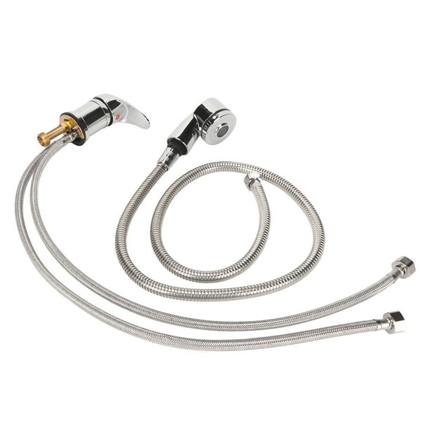 Salon Water Faucet Kit, Hot Cold Glossy Salon Shampoo Bowl Faucet ...