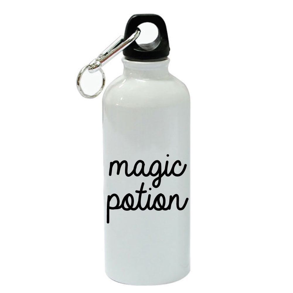 Magic Potion White Aluminum Sports 20 oz Water Bottle - Walmart.com