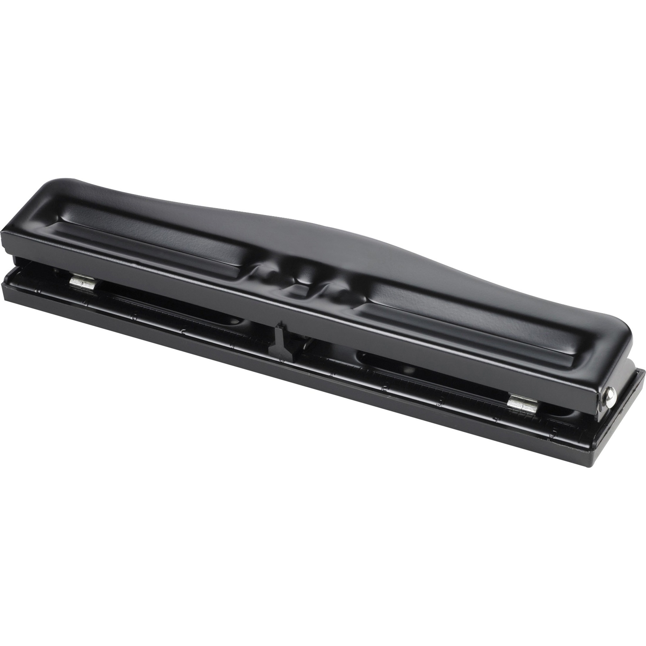 Business Source, BSN65645, 3-Hole Adjustable Paper Punch, 1 Each, Black ...