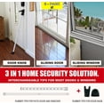 3-in-1 Door Security Bar, Security Door Stoppers & Door Barricade ...