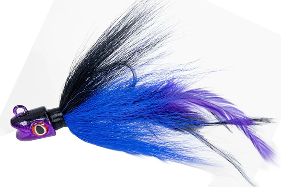 S&S Bucktails John Skinner Smiling Bill- 3oz- Blurple - Walmart.com