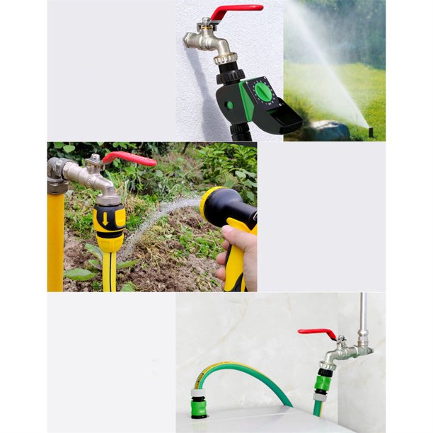 kurtrusly Garden DN15 Brass Ball Valve with Rotary Handle Hose ...