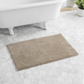 Better Trends Granada White 100% Cotton Runner Bath Rug, 20" x 60 ...