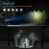 Amuoc LED 2000 Lumens Flashlights, Outdoor Waterproof Super Bright ...