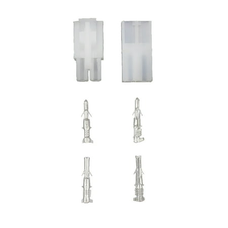 2 Pin Male / Female Latching Electronic Plug Connector Terminals,2.8mm ...