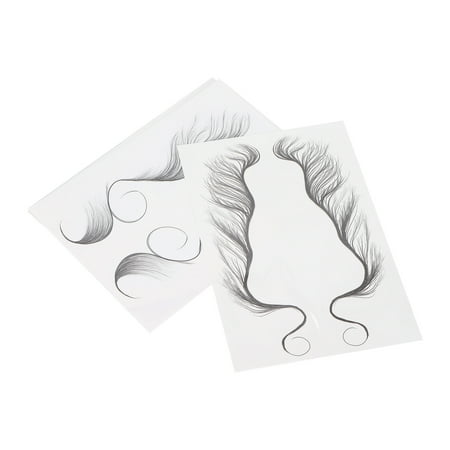 Fake Hairline Stickers, Waterproof Edges Hairstyles Set Hairline ...