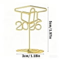 20 Pcs 2026 Grad Cap Gold Wire Photo Holders for Tables – Menu, Place ...