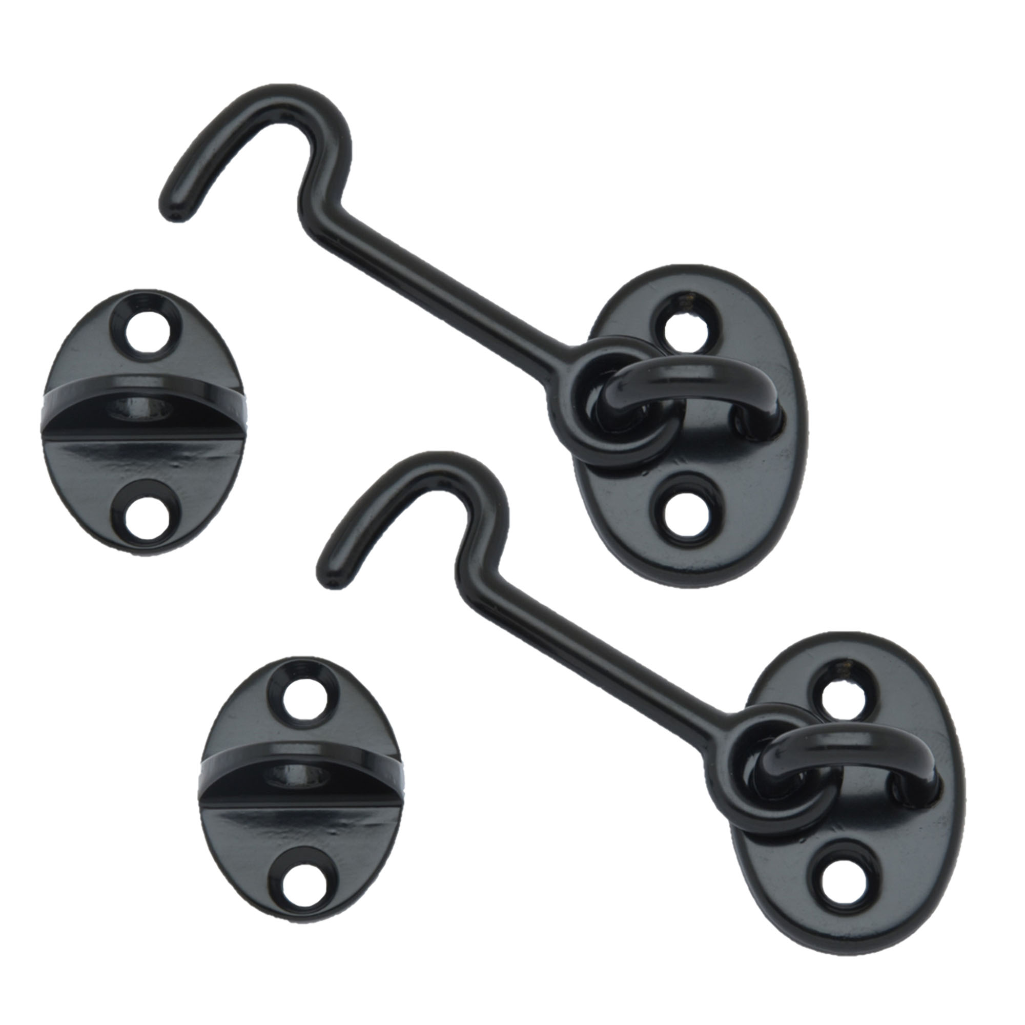 Coated Jumbo Hooks, Black, 4-Pack - Walmart.com