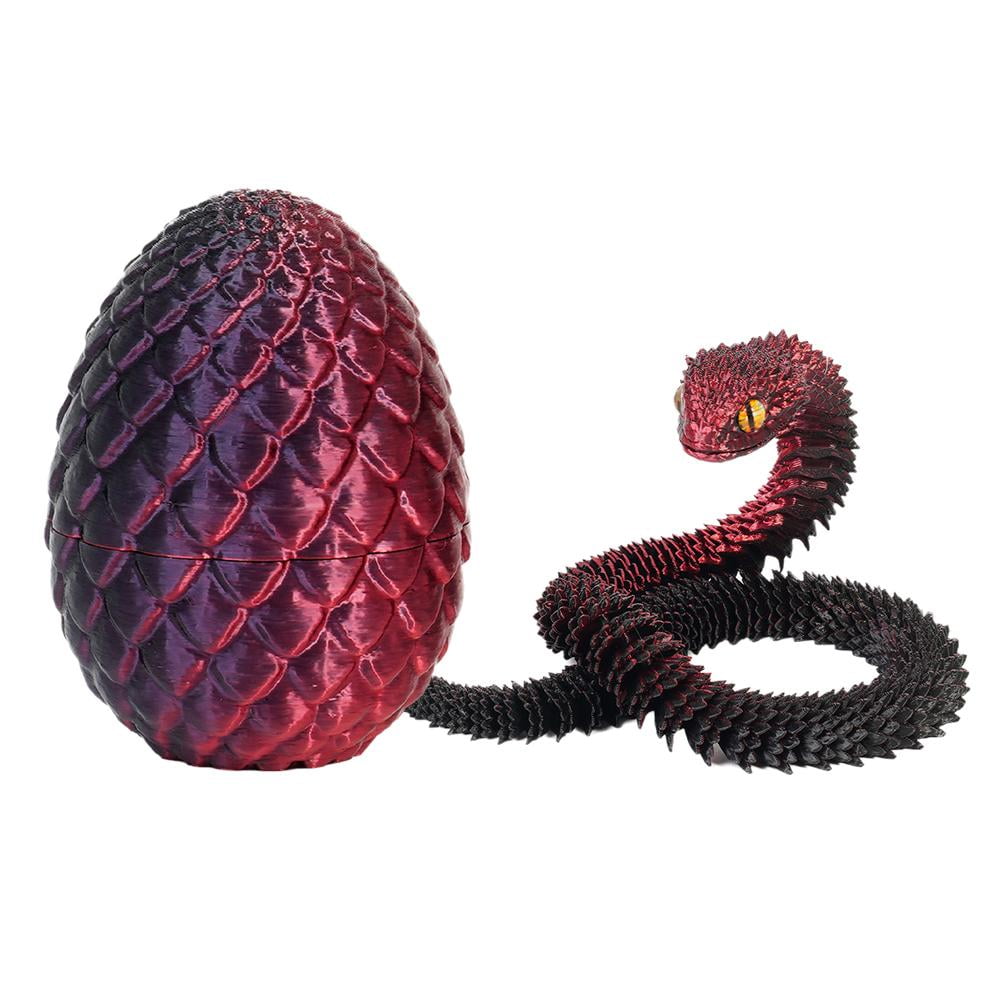 Click here for Unbranded Lifelike 3d Printed Snake With Egg Artic... prices