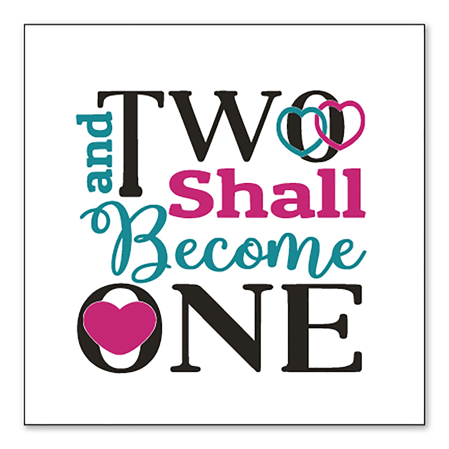 DistinctInk Custom Bumper Sticker - 3" x 3" Decorative Decal - White ...