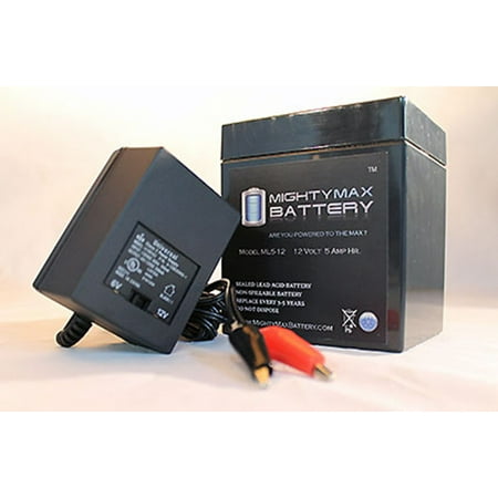 12V 5AH Battery for ION Block Rocker Speaker + 12V Charger - Walmart.com