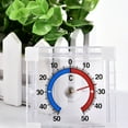Indoor Outdoor Digital Thermometer, Square Plastic Window Temperature ...