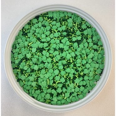 Shamrock Shapes Green Bakery Topping Sprinkles 8 ounces - Walmart.com