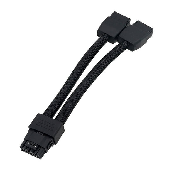 NVIDIA 12 Pin to 2x 8 Pin Power Cable, Black, PCIe Adapter for RTX 3000 ...