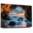 Cave Arch Ocean Sunset Photography Print — Coastal Seascape Wall Decor ...