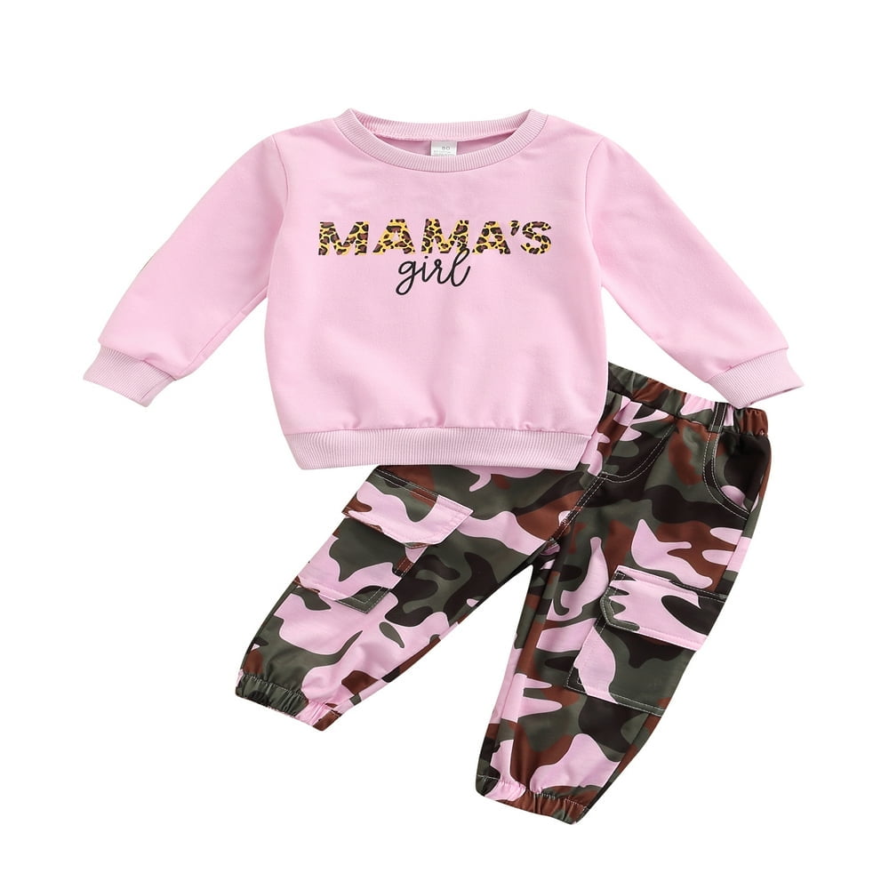 Click here for Generic Toddler Kids Girls Mama Outfits Set Long S... prices