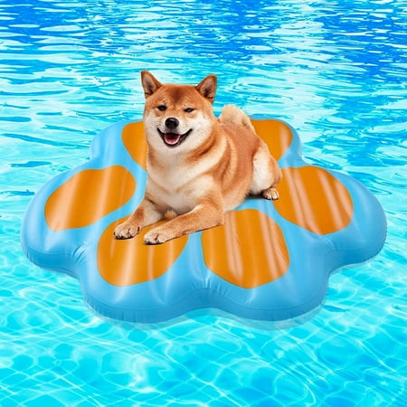 Paw Dog Pool Float - Large Inflatable Raft Summer Pool Swimming Toys ...