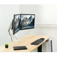 VIVO White Dual 17" to 27" Computer Monitor Counterbalance Desk Mount ...