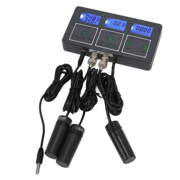 Water Quality Meter, 8 In 1 Water Quality Monitor PH W218 Multi ...