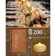 12 Pack 2” Flameless Led Floating Candles, 200 Hour Battery Operated ...