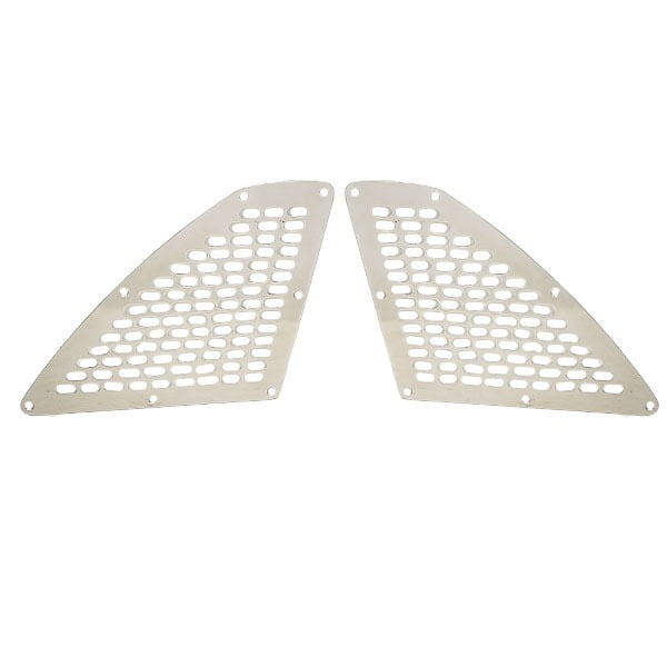 Bryant Boat Grille Covers | Mirrored Silver Stainless Steel (Pair ...