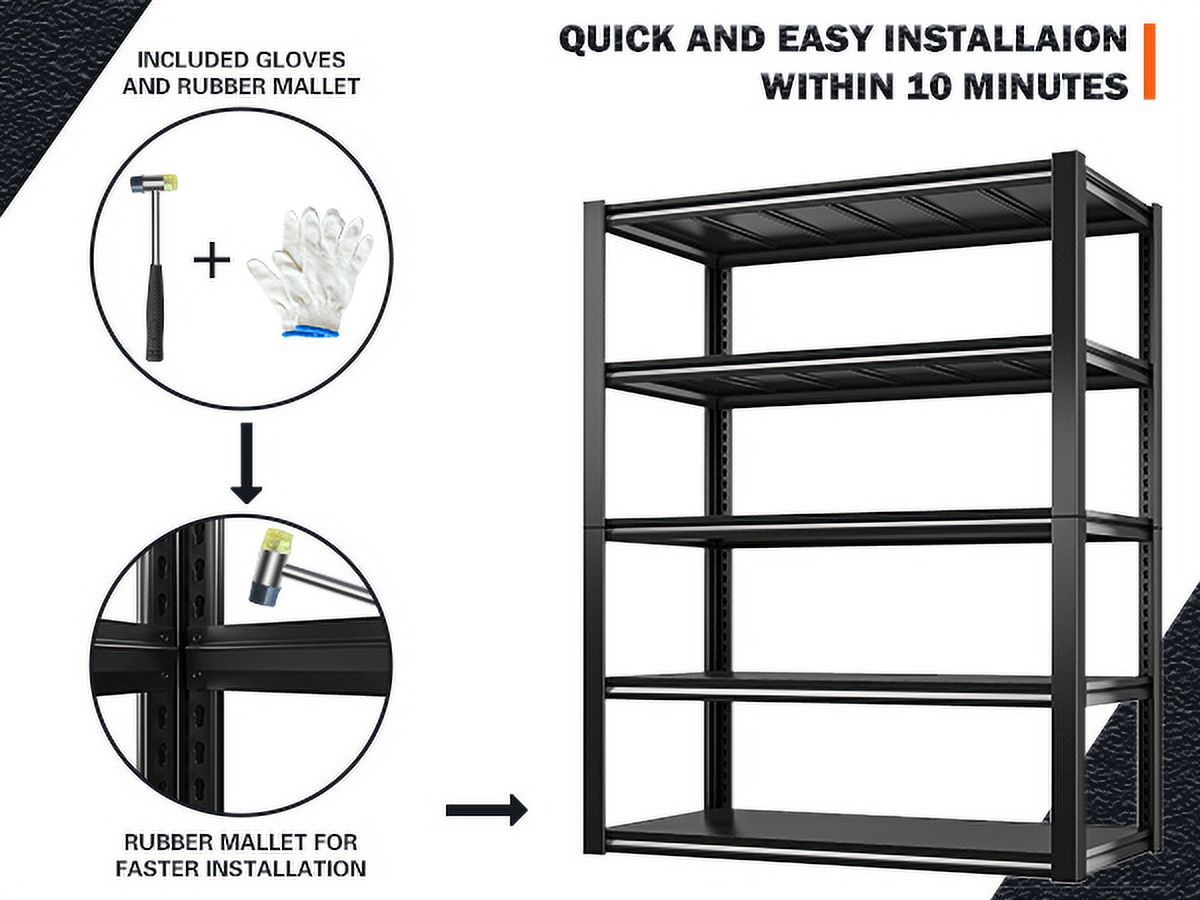 Husky 4-Tier Industrial Duty Steel Freestanding Garage, 44% OFF