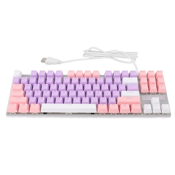 RGB Gaming Keyboard,Mechanical Keyboard Waterproof Color Mechanical ...