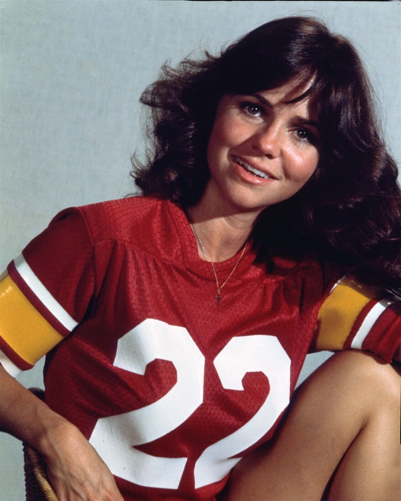 Sally Field glamour portrait in number 22 shirt 1978 The End 4x6 photo ... Sally Field glamour portrait in number 22 shirt 1978 The End 4x6 photo ...