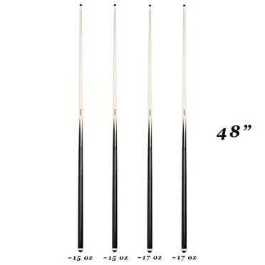 OKKO 1-Piece Pool Billiard House Bar Short Cue Sticks 36”, Screw-On Tip ...